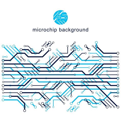 Premium Vector Vector Abstract Technology Illustration With Circuit Board High Tech Digital