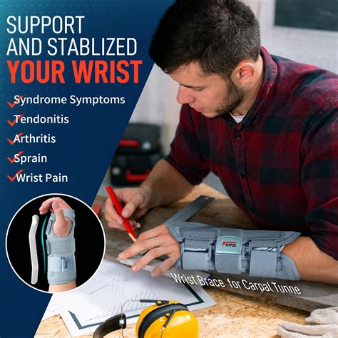 Carpal Tunnel Wrist Brace Night Sleep Support Brace