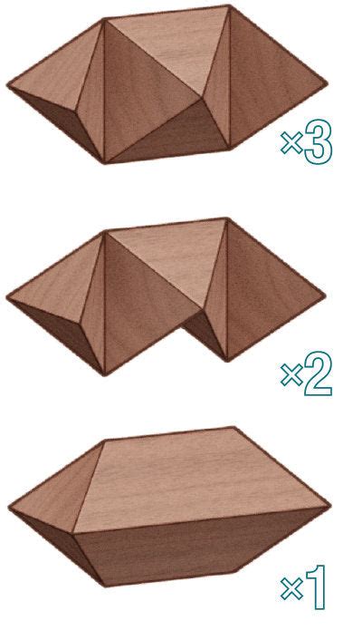 Six Piece Burr Puzzle Woodcraft