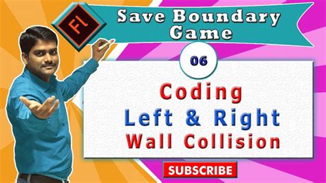 Code Left And Right Wall Collision Save Boundary Game In Adobe Flash Part 6 Coding Computer