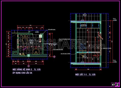 210 WC Layout Plan And Elevations Details CAD Drawings Download Free Cad Blocks Download DWG