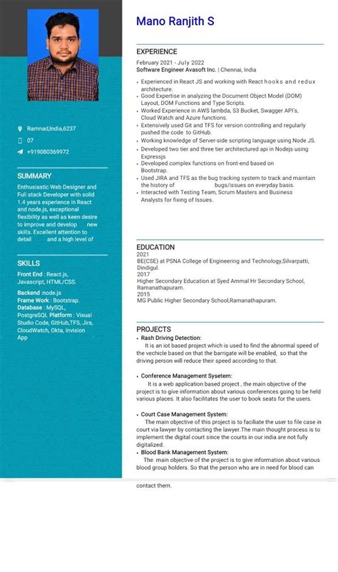 mano ranjith on linkedin reactdeveloper experience 16 comments