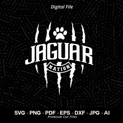 Black Jaguar Paw Print