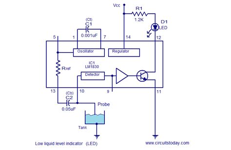 Capacitive Liquid Level Sensor Circuit Diagram Circuit Diagram