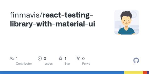 Github Finmavis React Testing Library With Material Ui