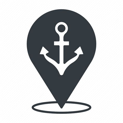 Anchor Pointer Location Pin Map Navigation Point Icon Download On Iconfinder