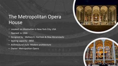 Pdf The Metropolitan Opera House Acoustical Design