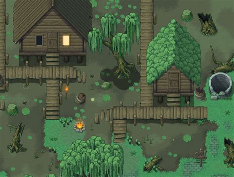 showing some new tiles i m working on updates of the swamp tileset