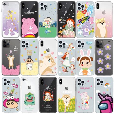 [9c9c] 갤럭시 M33 M53 A13 A23 A33 A53 투명 젤리 실리콘 케이스 짱구 포켓몬 피카츄 티몬