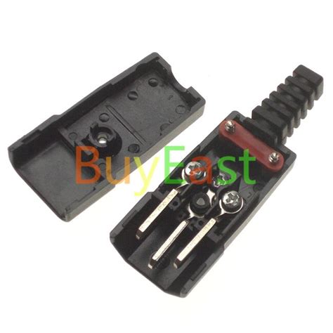 5 X Iec 60320 C14 Male Plug Cable Cord Connector R Vicedeal