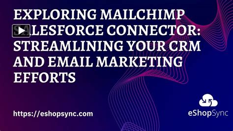 Ppt Integrate Salesforce And Mailchimp For Data Sync Powerpoint Presentation Free To
