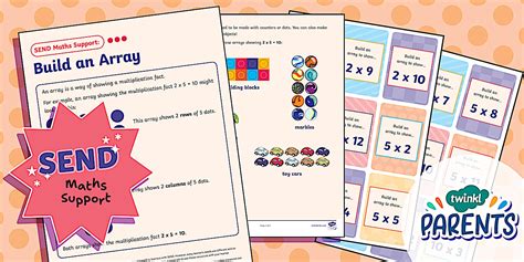 Send Maths Support Build An Array Year 2 Teacher Made