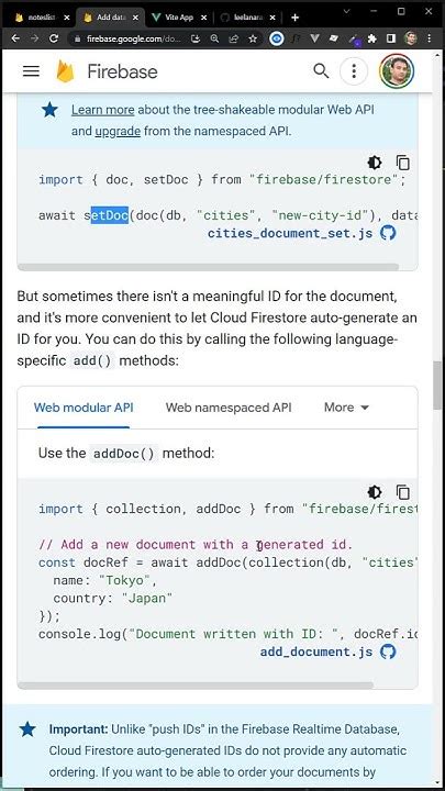 Adddoc Vs Setdoc Method And Its Difference While Adding Document In