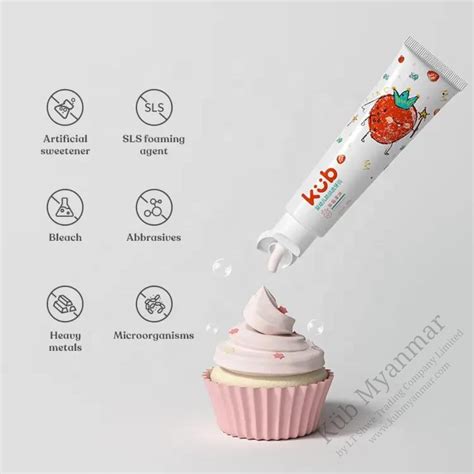 Anti Cavity Toothpaste 50g Kub Myanmar
