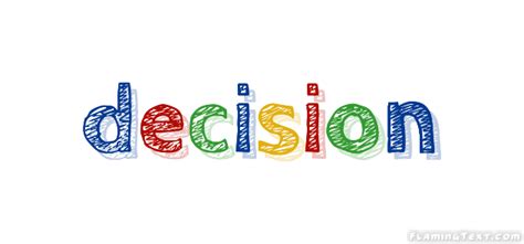 Decision Logo Free Logo Design Tool From Flaming Text