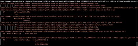 Arduino Can T Compile Blynk Sketch Says WiFi Not Declared Need Help