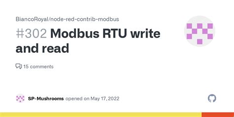 Modbus Rtu Write And Read · Issue 302 · Biancoroyalnode Red Contrib Modbus · Github