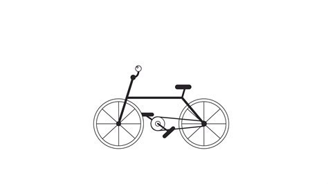 Animated Bicycle Stock Video Footage For Free Download