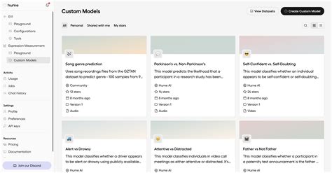 Creating Your Dataset Hume Api