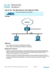 Using Wireshark To Capture And Analyze Network Traffic Lab Course Hero