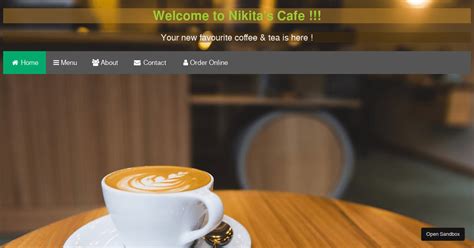 Nikitas Project Codesandbox