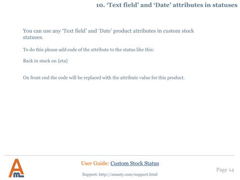 Custom Stock Status Magento Extension By Amasty User Guide Ppt
