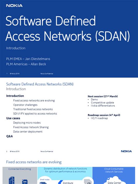 Netconf Yang Training Fixed Access Use Cases Diestelmans Jan Pdf