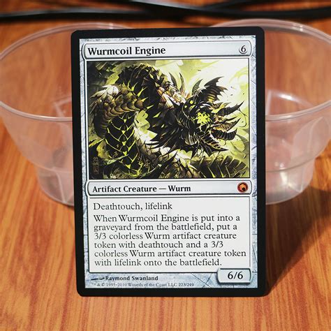 Wurmcoil Engine Som Scars Of Mirrodin Magic The Gathering Proxy Mtg Cards Top Quality