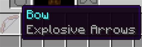 Explosive Arrows Minecraft Data Pack