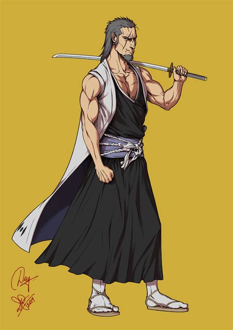 Captain Of The 9th Squad Ittou Nishimura [oc] R Bleach