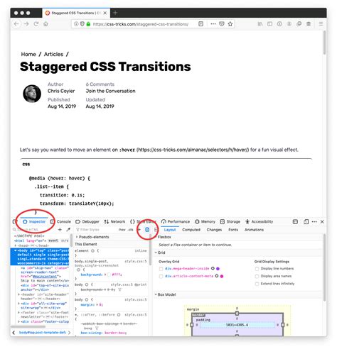 can you view print stylesheets applied directly in the browser css tricks