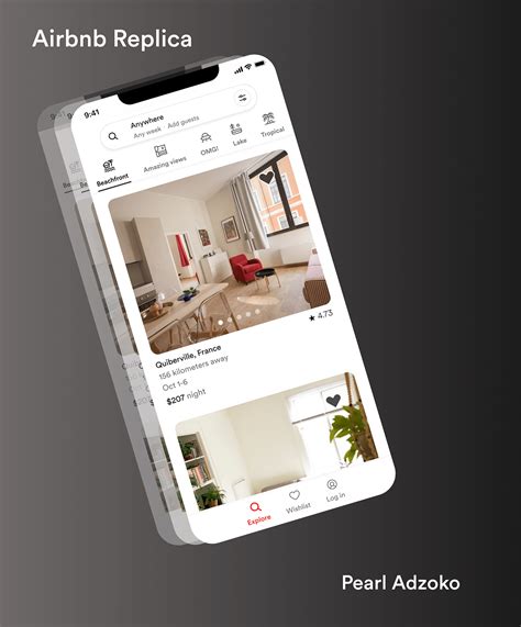 Airbnb Homepage Replica Designs On Behance