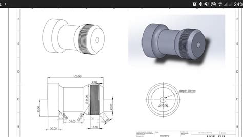 Solved Generate G Code For The Given Part Assume A Material Chegg