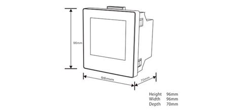 Smart X96 5g Di Do Rs485 Modbus 96x96 Panel Mounted Multi Function Power Analyzer Manufacturers