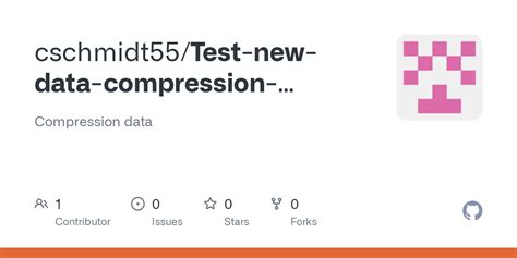 Github Cschmidt55test New Data Compression Technique V2 Compression