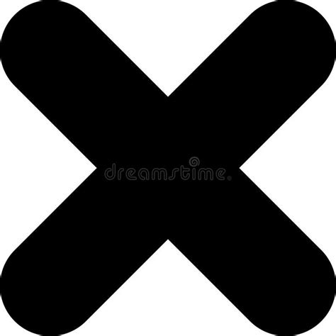 Black Multiplication Sign Multiply Icon Mathematical Icon Cross Sign