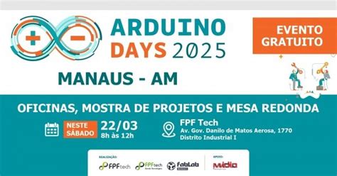 Arduino Days 2025 Manaus Em Manaus Sympla