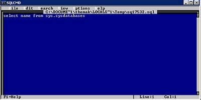 SQL Server 2005 Command Line Tool SQLCMD Part III Database Journal
