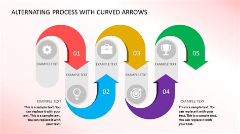 Curved Arrows Template PowerPoint Google Slides Keynote Templates