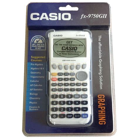 Casio Fx GII Graphing Calculator With Icon Based Menu White Shopee Philippines