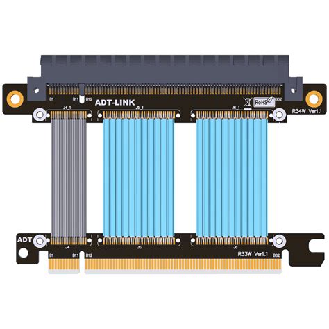 Us 69 39 ~ Us 77 10 Adt Link Pci Express 4 0 X16 Extension Cable Gen 4 0 Pcie X16 Slot