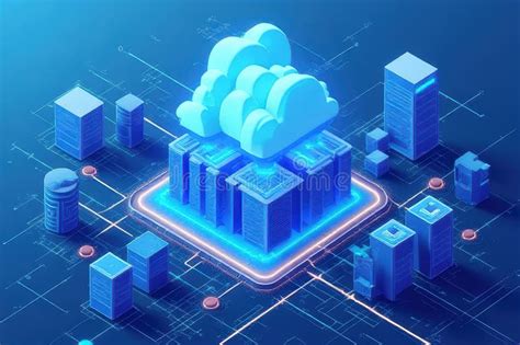 Iaas Infrastructure Overview Stock Illustration Illustration Of Technology Computing 372676274