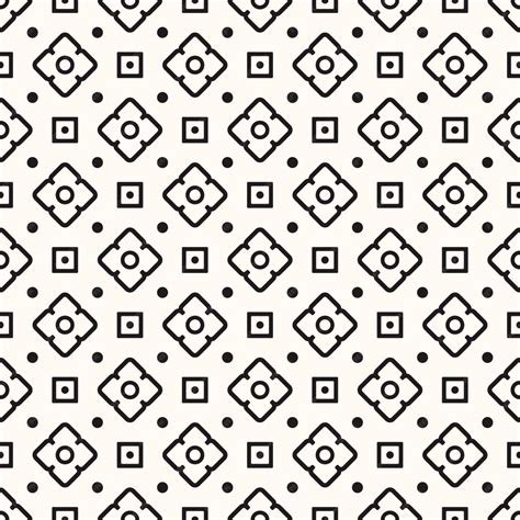 Premium Vector Vector Geometric Abstract Seamless Monochrome Pattern Texture Background