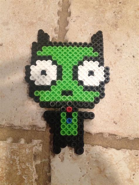 Invader Zim Perler Bead Bead Crafts Bead Kits Fuse Beads