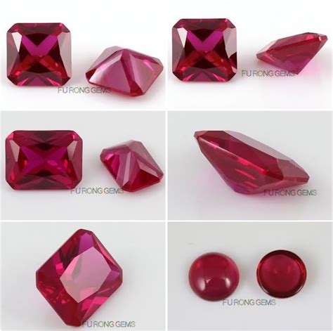 Lab Created Synthetic Ruby Red 5 Corundum Gemstones China Suppliers And Wholesale Loose