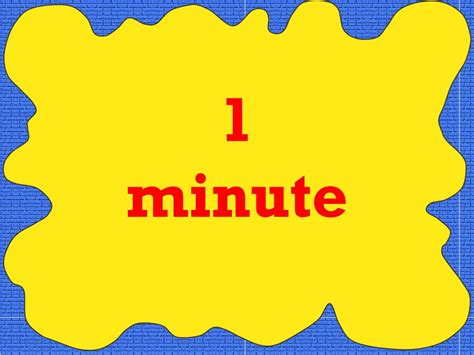 Ppt Efficient 1 Minute Timer For Various Time Intervals Powerpoint