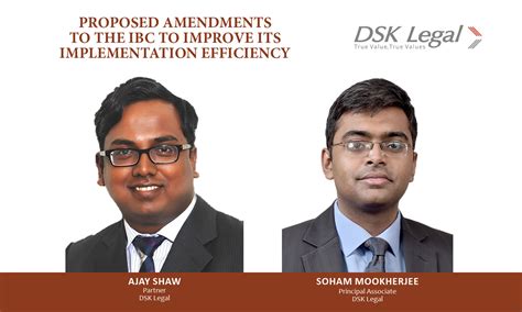 Proposed Amendments To The Ibc To Improve Its Implementation Efficiency