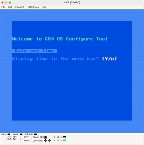 Install C OS Using The VICE Commodore Emulator