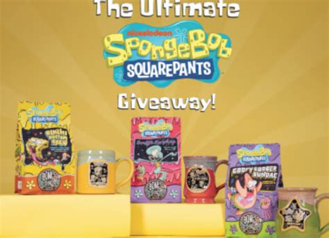 Bones Coffee Ultimate Spongebob Sweepstakes 5 Winners