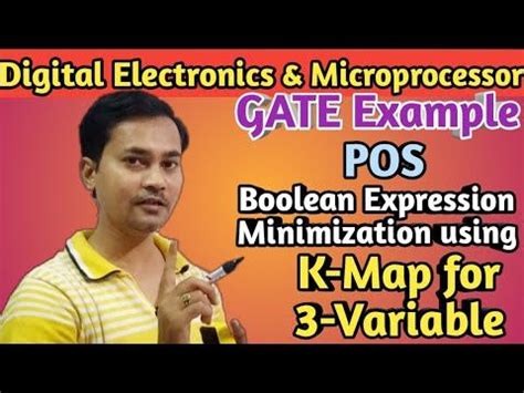 13 3 Boolean Expression Minimization Using K Map GATE Problem Example